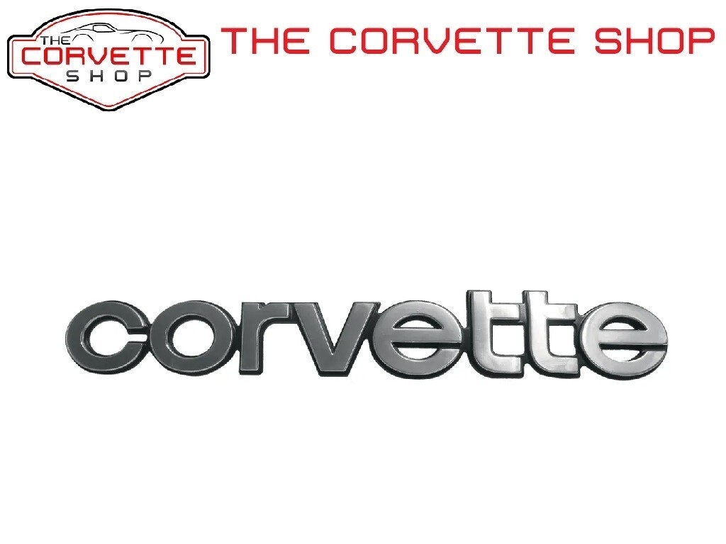 C3 Corvette Rear Bumper Emblem Letters 1980-82 2114 | eBay