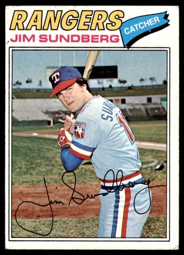 1977 TOPPS JIM SUNDBERG TEXAS RANGERS #351 | eBay