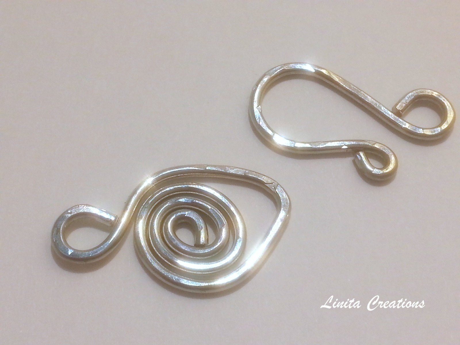 5 Handmade Silver Plated Clasp & Hook Sets by LiNiTa Creations | eBay