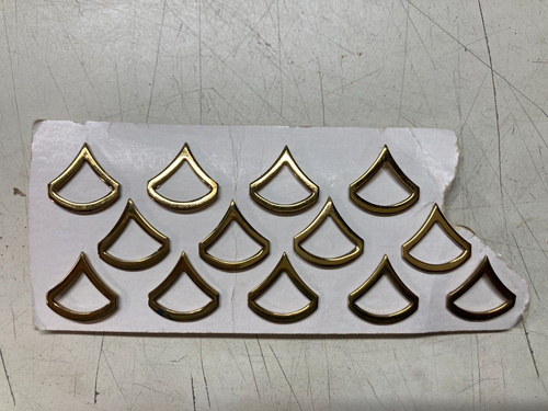 13-Vintage US Army Private First Class E3 Brass Metal Rank Insignia ...