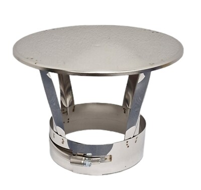 Chimney Flue Liner Rain Cap with Clip Duct Cowl Protector Pipe Pot ...