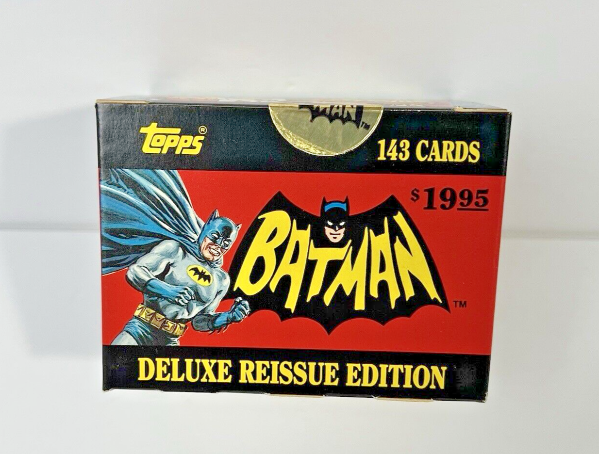 Batman Topps Original 1989 Deluxe Reissue Edition Sealed 143 Card Set ...