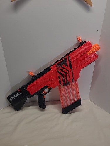 ++ Nerf Rival Gun Blaster Khaos MXVI-4000 Red With Magazine Tested ...