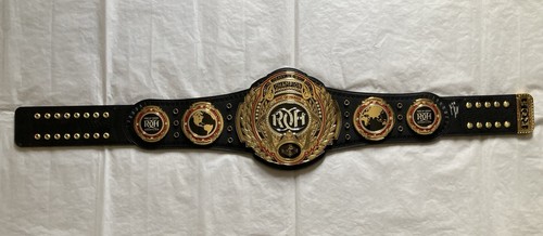 ADAM COLE SIGNED OFFICIAL REPLICA ROH HEAVYWEIGHT CHAMPIONSHIP TITLE ...
