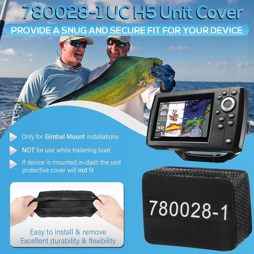 780028-1 UC H5 Unit Cover for Humminbird Helix 5 Fish Finder Waterproof ...