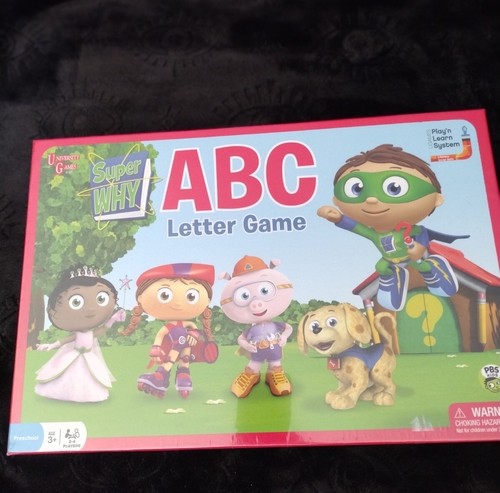 PBS Super Why ABC Letter Reading Board Game Kids Play & Learn NEW ...