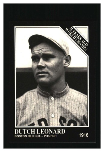 1991 Conlon Collection #142 Dutch Leonard Boston Red Sox NM-MT | eBay