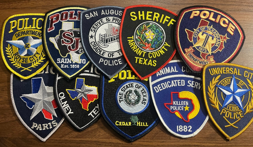 TEXAS Law Enforcement Patches - LOT of 10 (PL9) | eBay