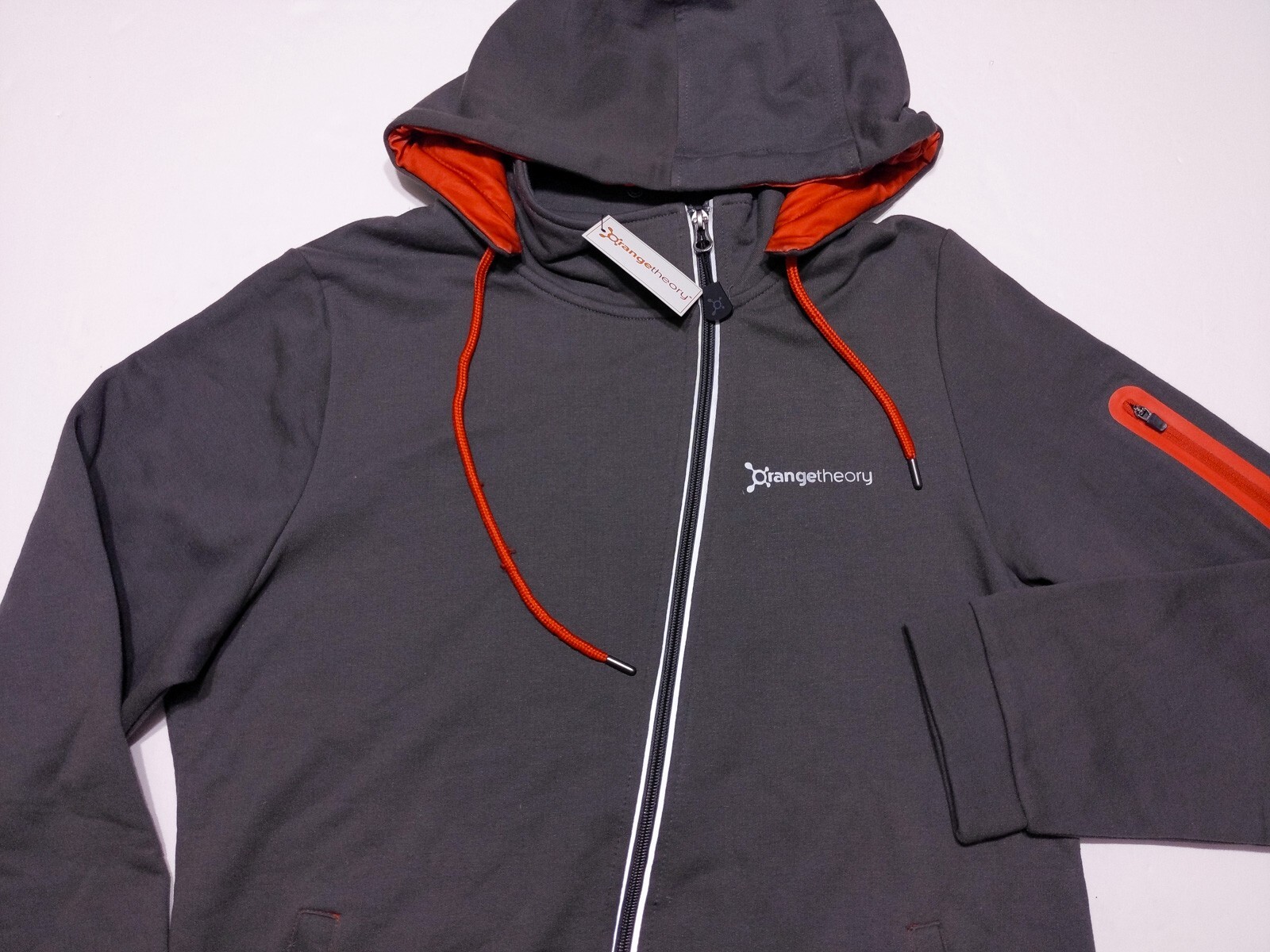 Orangetheory Fitness Women's Full Zip Jacket Hoodie Gray XL ~ New | eBay