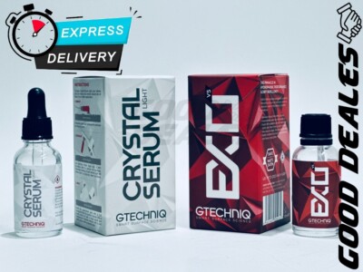 Gtechniq EXO v5 and Crystal Serum Light 30+50ML Ultra Protection Kit 2025 | eBay UK