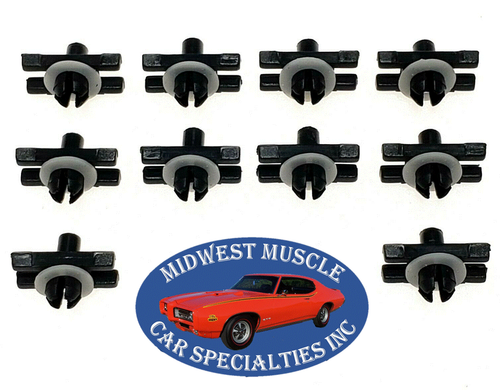 Body Belt Fender Door Side Molding Rivet Trim Clips For Chrysler Dodge ...