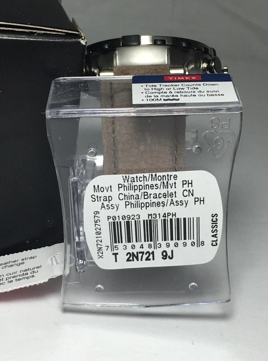 Timex Men's Intelligent Quartz Tide Temp Compass Silicone Strap Watch ...