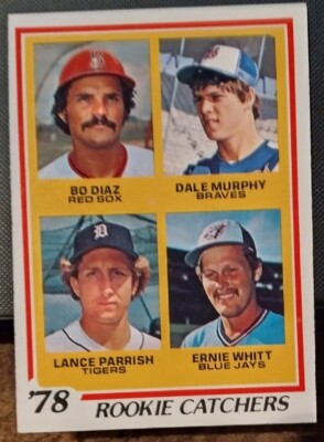 1977 Topps Baseball Lance Parrish/Dale Murphy Rookie Card #708 In Ex ...