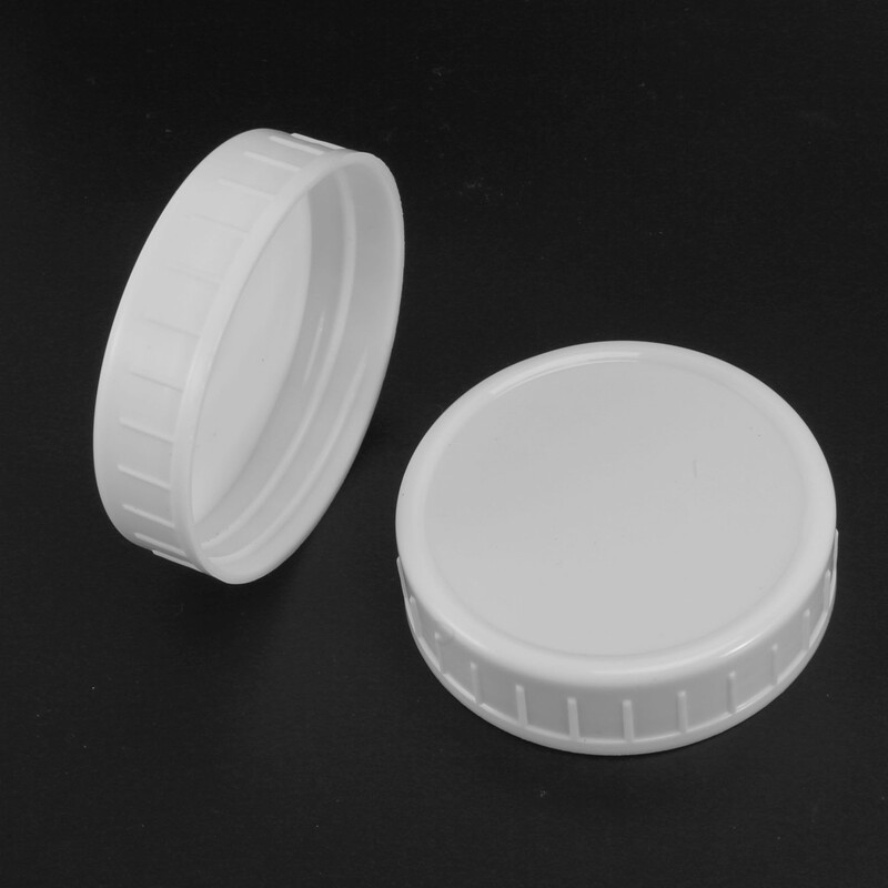 10Pcs Plastic Storage Lids Ribbed for 70mm Standa Regular Mouth Mason ...
