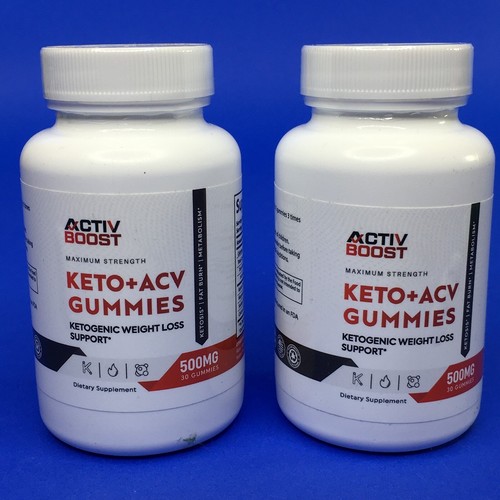 Activ Boost Keto + ACV Ketogenic Weight Loss Support 500MG 30 Gummies ...