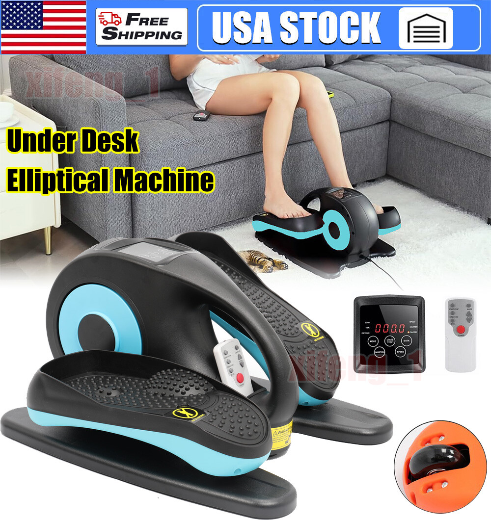 Electric Ellipse Leg Exerciser Under Desk Elliptical Seated Foot Pedal ...