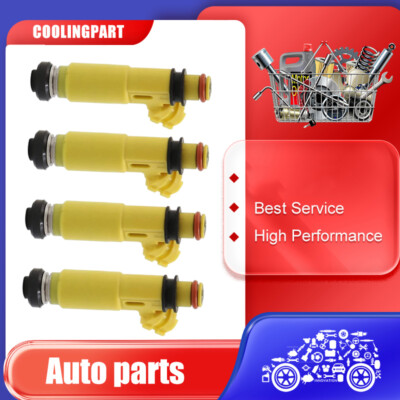 4Pcs Yellow NEW Fuel Injectors For Mazda RX8 RX-8 1.3L 2004-2008 195500 ...