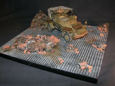 FoG Models 1/35 Scale Vignette base 'In the Ruins' 240mm x 220mm | eBay UK