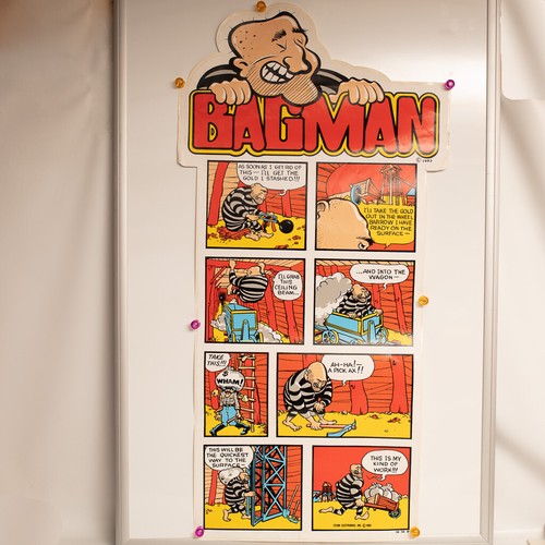 Vintage Bagman Arcade Game Side Panel Vinyl Graphic OEM | eBay