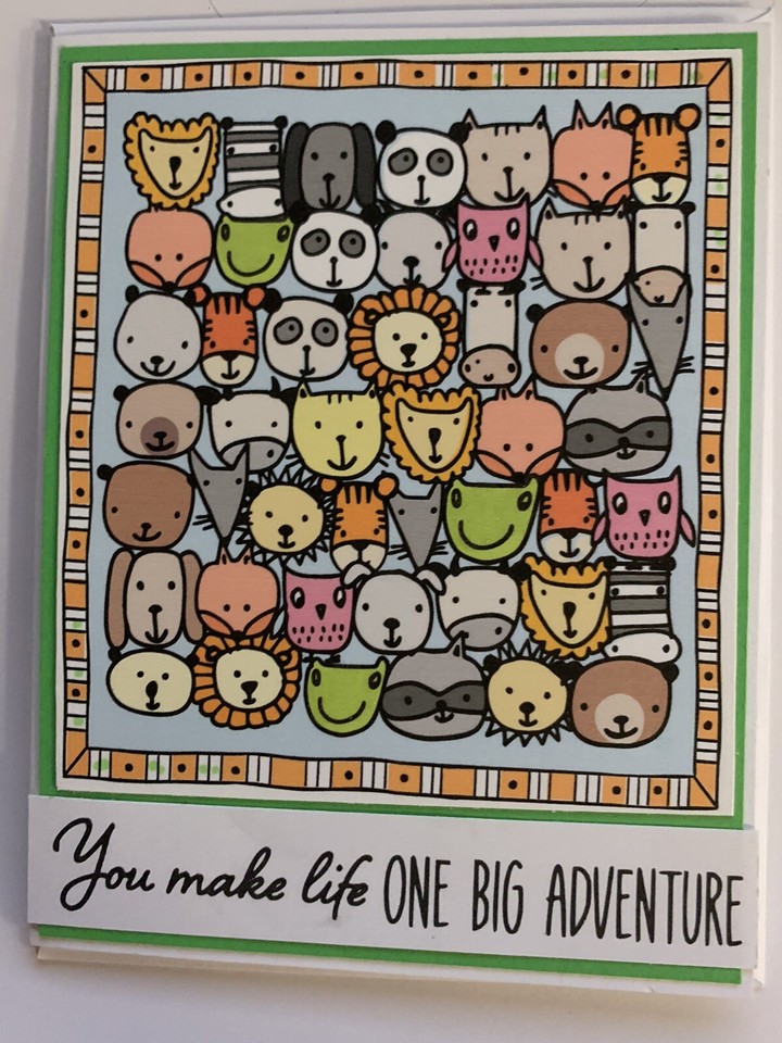 handmade Card Kit Stampin' Up! Jungle Animals | eBay