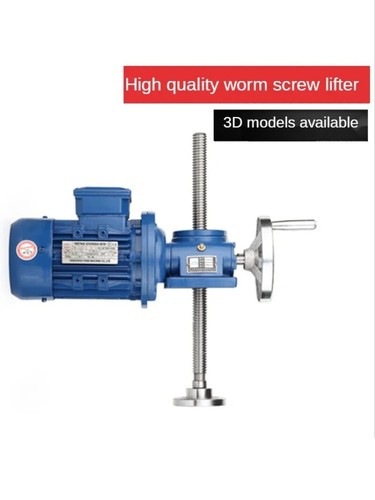 With Motor 1/2.5/5T Worm Gear Screw Lifter High-precision Lifting ...