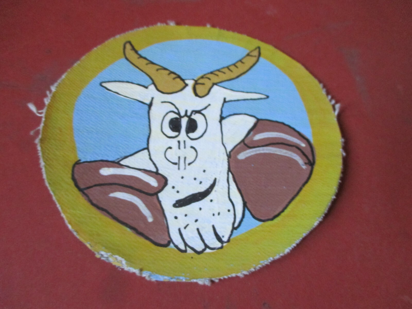 WWII USAAF BOXING GOAT 51 ST FIGHTER SQDN 32 FG 6 TH AAF FLIGHT JACKET ...