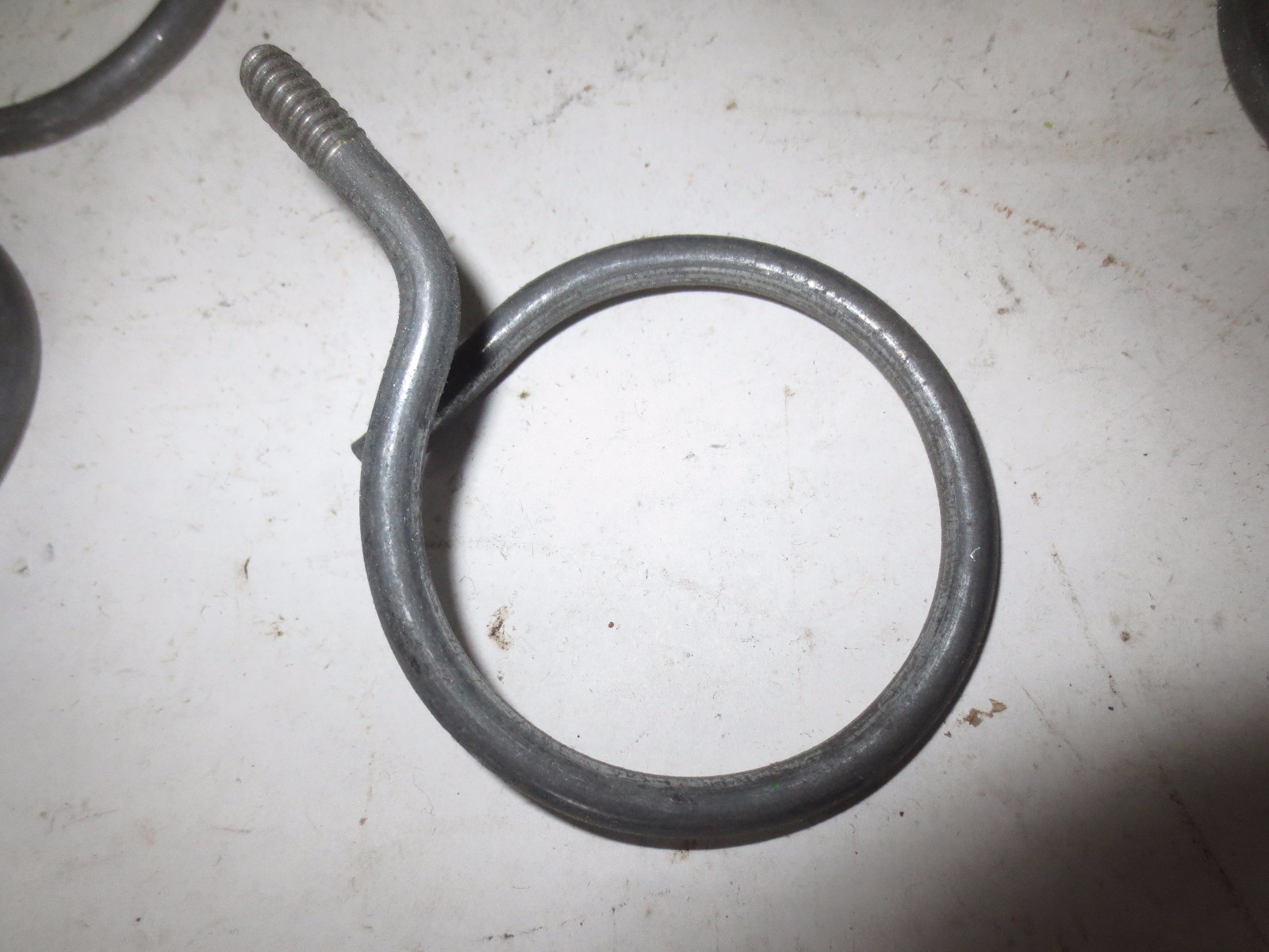 GALVANIZED BRIDLE RINGS - 2" - 1/4" THREAD - NEW SURPLUS - LOT of 21 | eBay