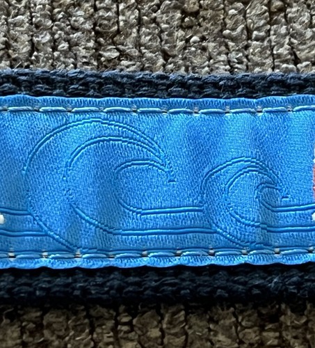 Preston Belt Surfboards Van Waves Woven Canvas Leather Mens Size 32 USA ...