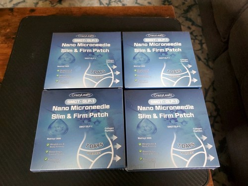 SEALED - (4) CrazyLeaf SMGT-GLP-1 Nano Microneedle Patch Slim & Firm Patch 6/28 | eBay