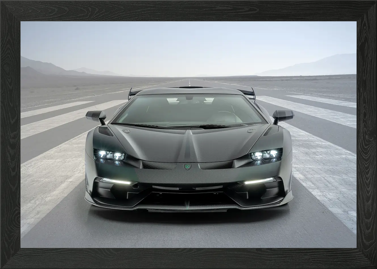 Lamborghini SVJ Mansory Framed Wall Art Poster Canvas Print Picture ...