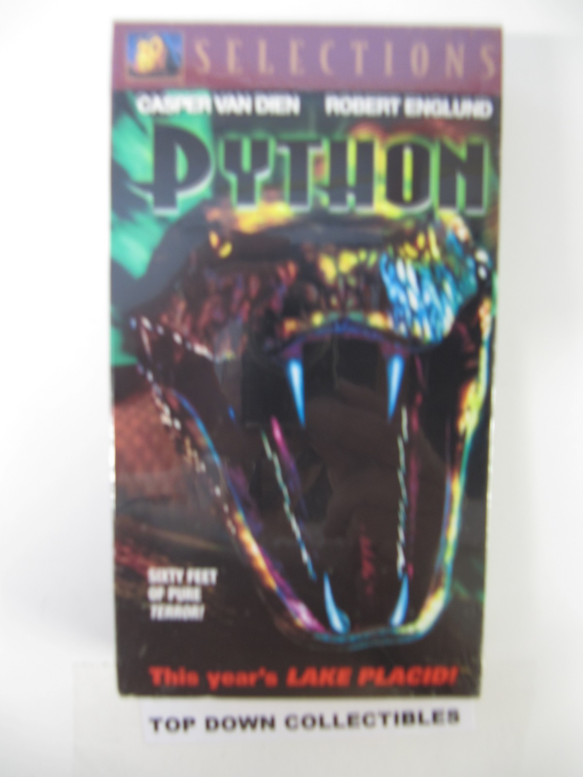 Python Casper Van Dien Robert Englund VHS Movie New | eBay