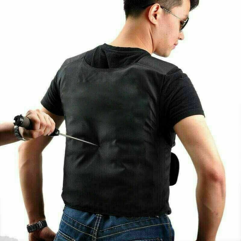 Men's Stab Proof Vest Body Protection Anti StabVest Anti-knifed ...