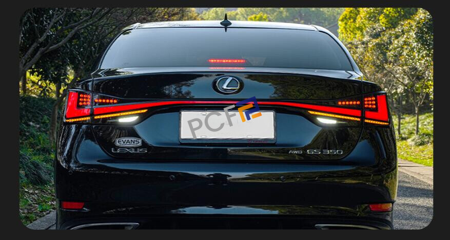 2012-2021 LED Rear Lamps Taillights Assemblies For Lexus GS F GS300 ...
