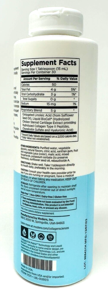 Modere TRIM - CLA & Collagen Weight Management - MANGO 15.2 fl oz - NEW ...