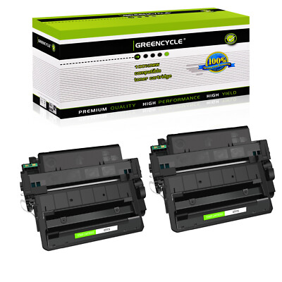2 PK Q7551X 51X Black Toner Cartridge For HP Laserjet P3005 P3005N ...