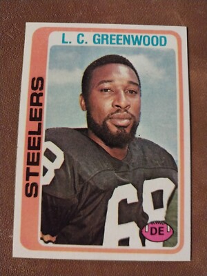 1978 LC L.C. GREENWOOD TOPPS NFL CARD #145 PITTSBURGH STEELERS | eBay