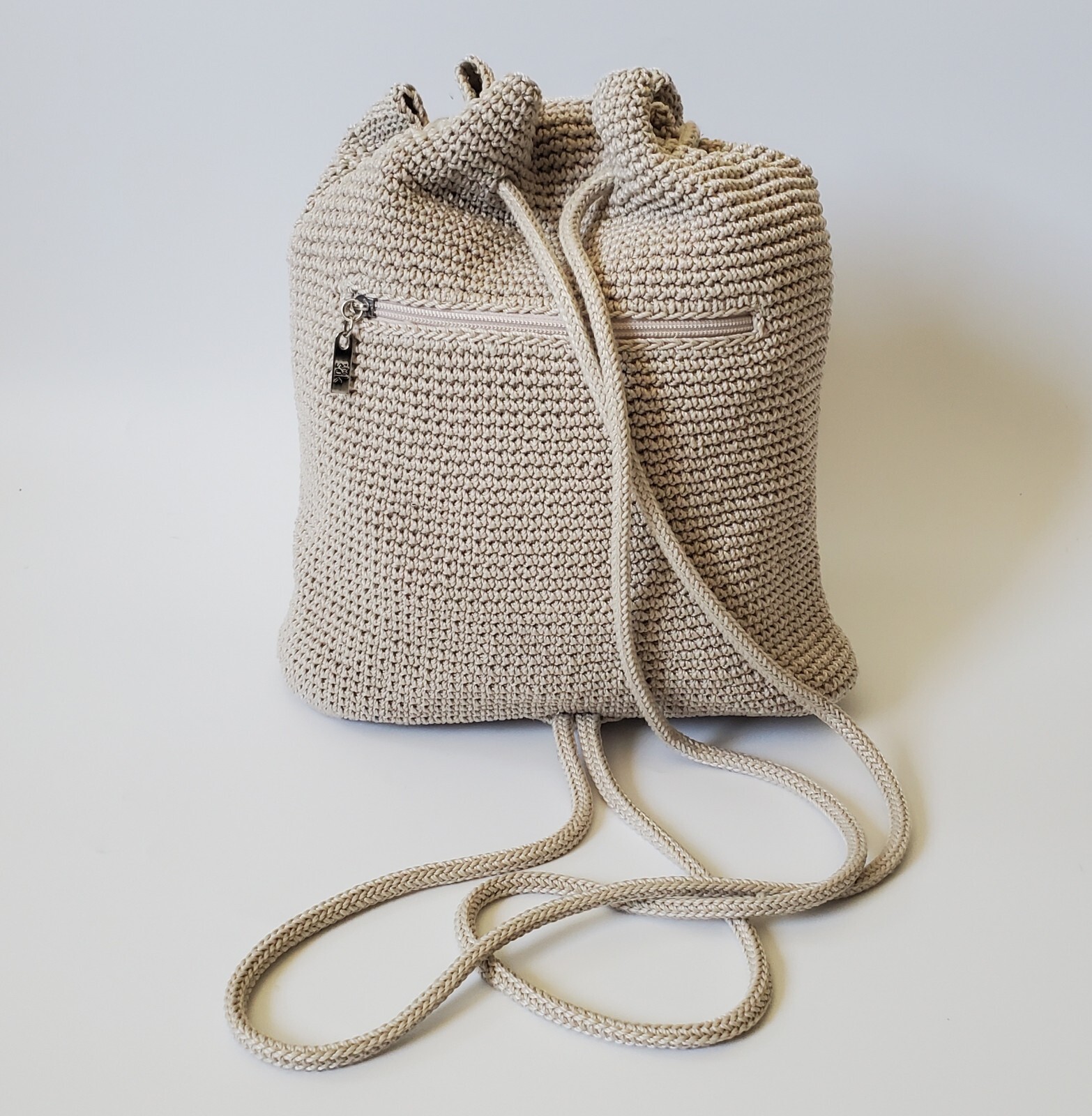The Sak Dylan Crochet Backpack Bucket Bag Drawstring … - Gem