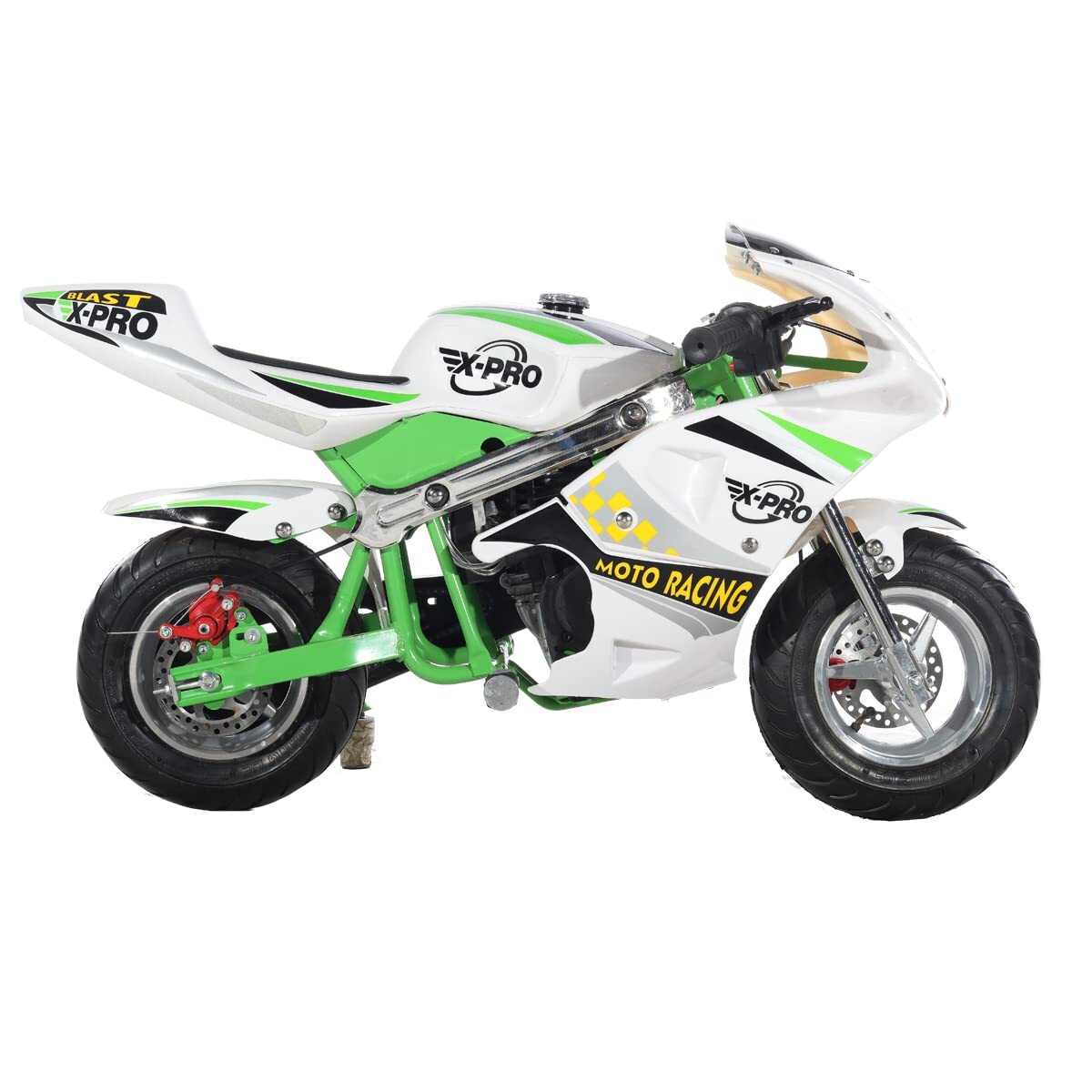 X-PRO 40cc Pocket Bike Gas Powered 4 Stroke Kids Mini Bike Off Road ...