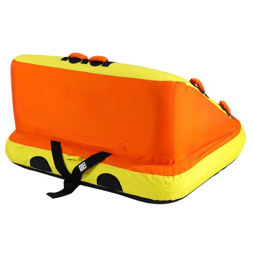 Inflatable Towable Tube Boating 1-2 Rider w/Deck Seats& Backrest 2 ...