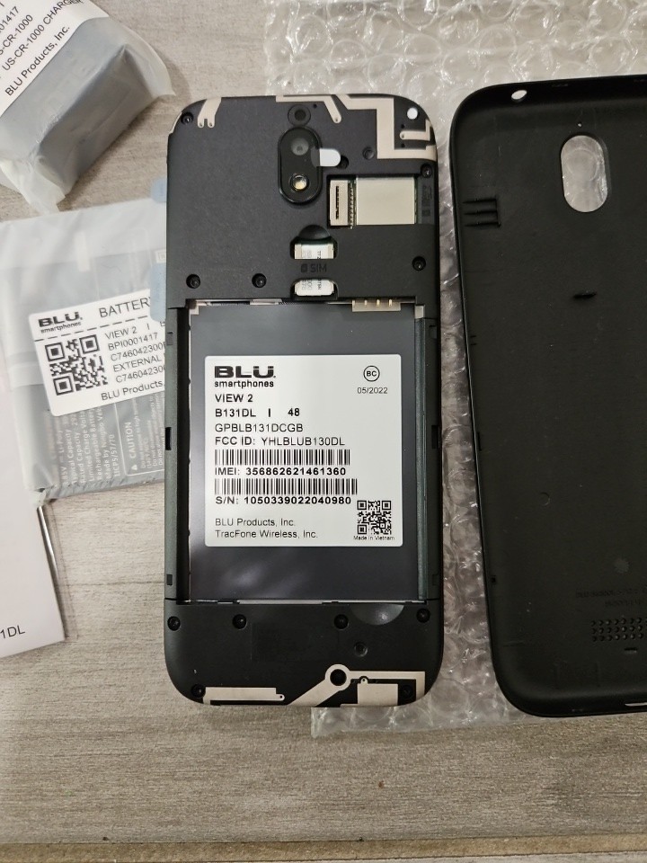 Tracfone/Safelink BLU View 2 - B131DL - 32GB - Black - Prepaid ...