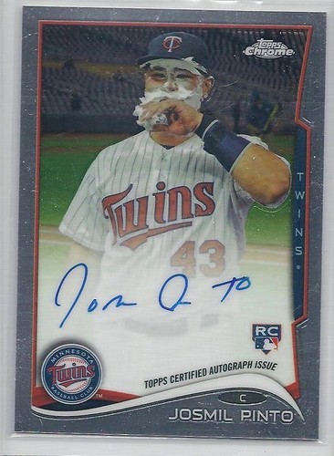 2014 Topps Chrome "Rookie Autographs" #24, Josmil Pinto RC | eBay