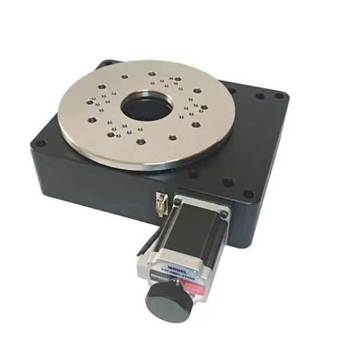 PT-GD204 High-precision Electric Rotary Table 360 Degree Rotation Worm ...