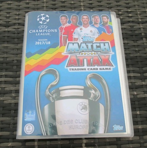 Match Attax UEFA Champions League 2017-18 **100% Complete Binder** All ...