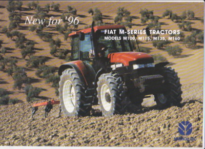 1996 FIAT M-SERIES Tractor Australian 2p Brochure M115 M135 M160 NEW ...