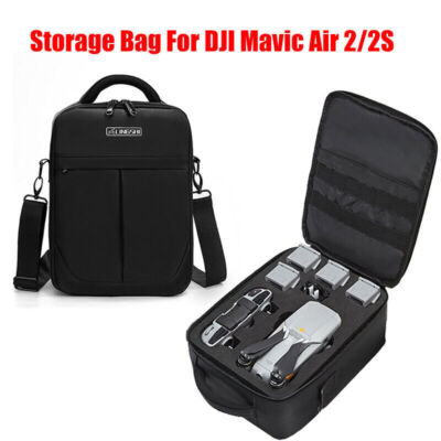 For DJI MAVIC Air 2/2S Waterproof Storage Bag Carrying Case+Shoulder ...