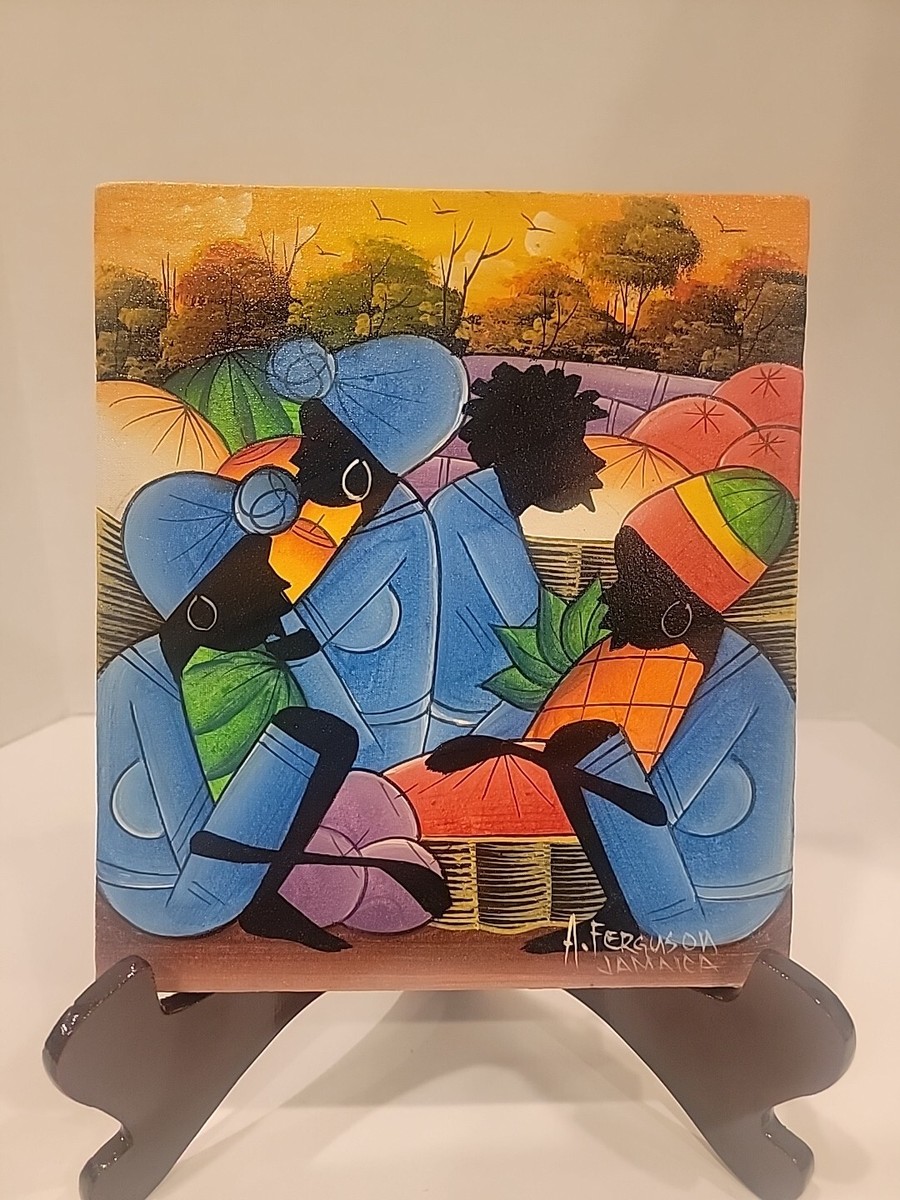 Jamaican Paintings Multi Talented Jamaican Artist Atira Robinson Has