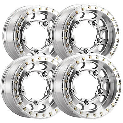 (Set of 4) Method MR103 Beadlock 17x6.5 5x205 -19mm Machined Wheels ...