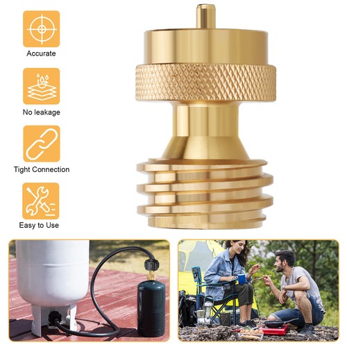 QCC1 Regulator Valve Propane Refill Adapter 1LB to 20LB Grill Bottle ...