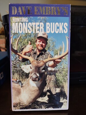 Dave Embry’s Hunting Monster Bucks VHS Instructional Video Tape ...
