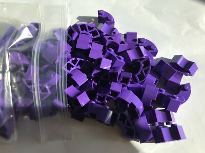 LEGO- NEW #3063-DARK PURPLE-BRICK ROUND CORNER - 2 X 2 MACARONI-5 ...